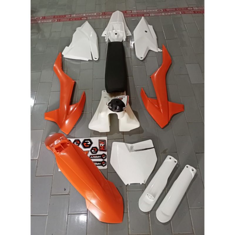 Jual body set trail ktm 85 2020 terbaru lengkap jok dan tangki ktm 85 ...