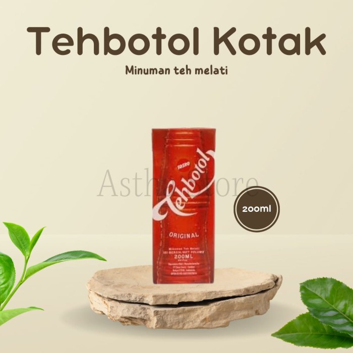 Jual TEH BOTOL SOSRO KOTAK 200ML [ 1 DUS @24PCS ] | Shopee Indonesia
