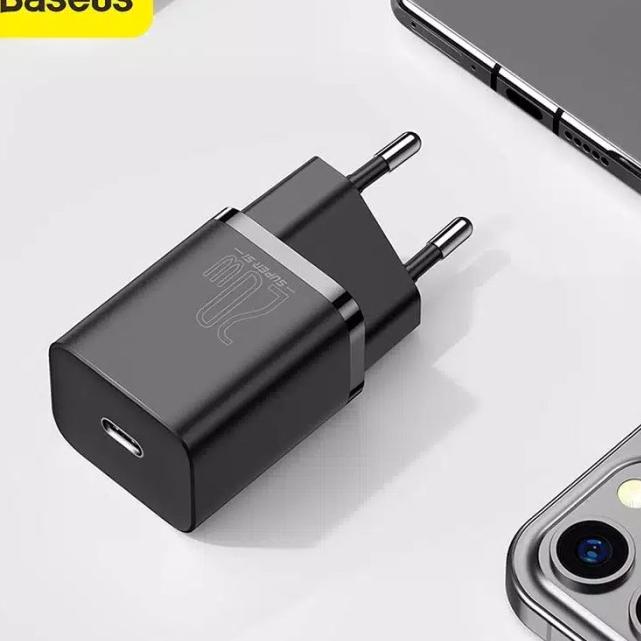 Jual iPhone 12 Charger USB Type C Fast Charge Mini 20W Adaptor - Hitam ...