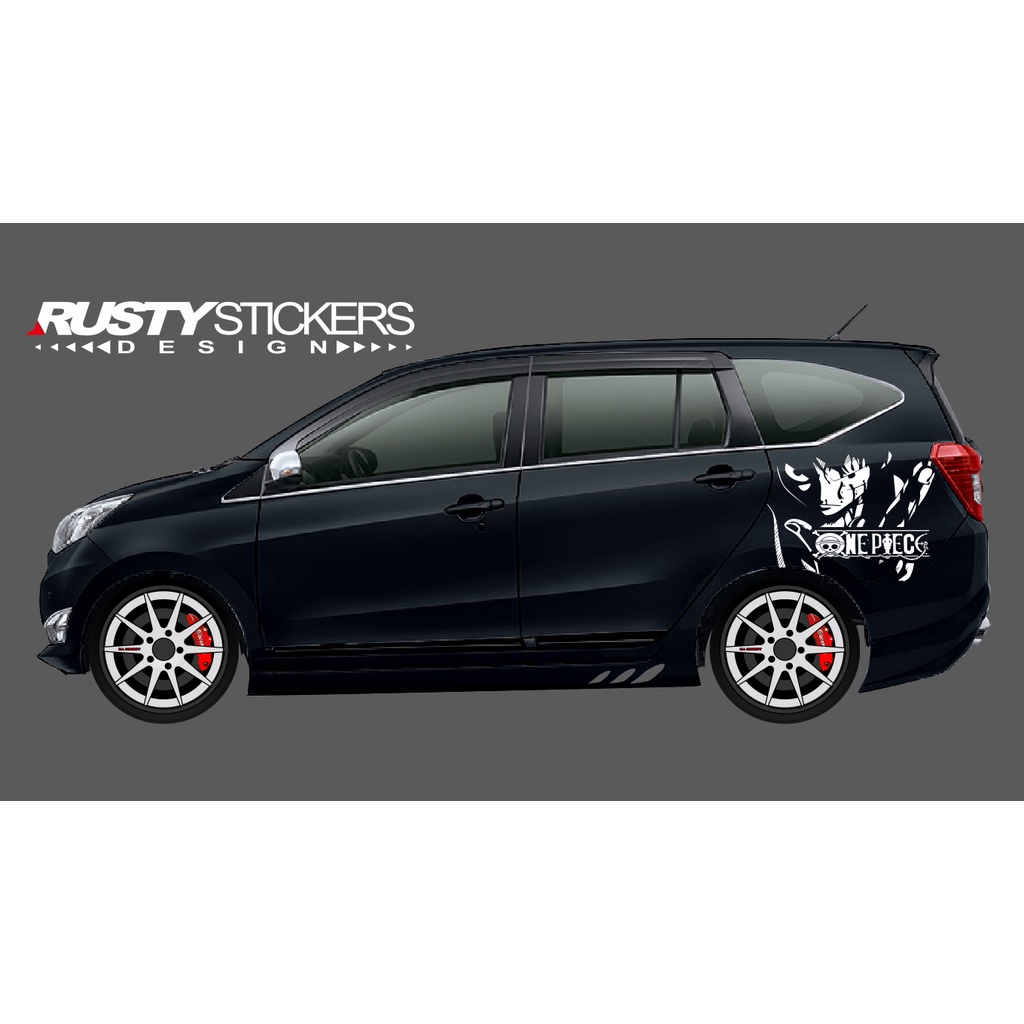 Jual Sticker cutting variasi mobil sigra/cayla/universal motif one ...