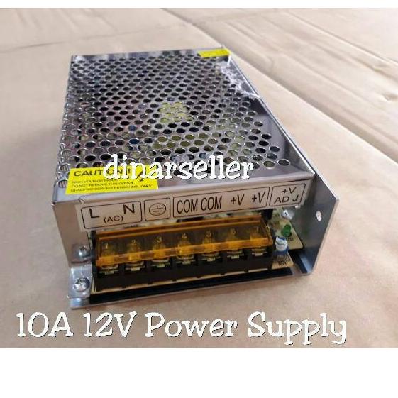 Jual TRAFO 12V 10A ADAPTOR POWER SUPPLY / TRAVO CCTV LED STRIP / MODUL | Shopee Indonesia