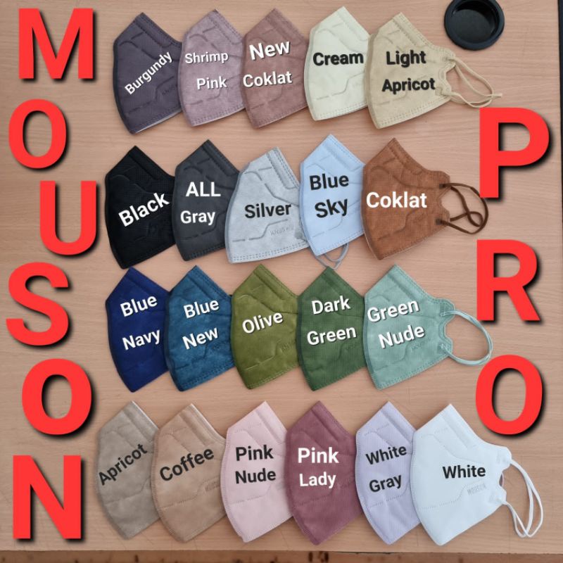 Jual Masker KN95 Pro Mouson 5ply 10pcs | Shopee Indonesia