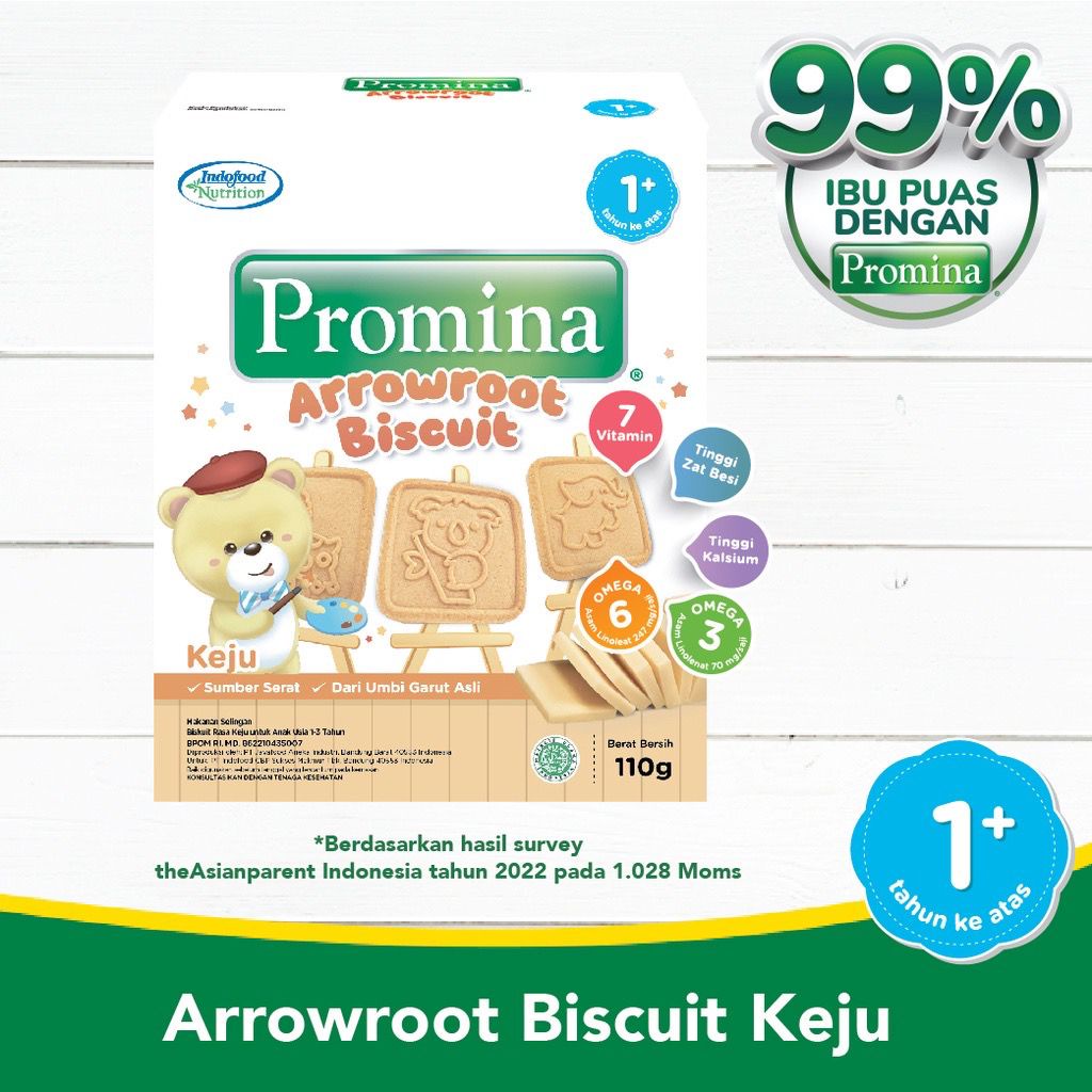 Jual PROMINA ARROWROOT BISCUIT KEJU 110G | Shopee Indonesia