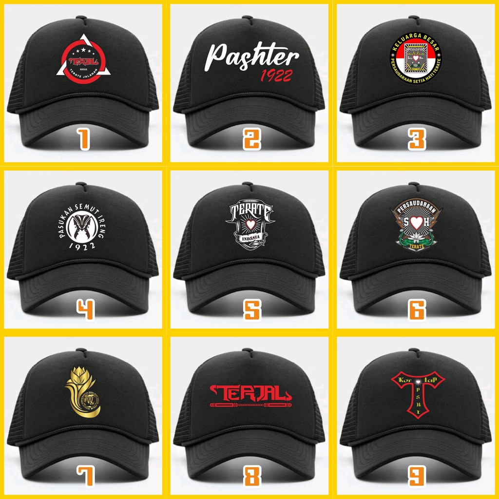 Jual Topi Psht Setia Hati Terate 1922 Pashter Terjal Korlap Terbaru ...