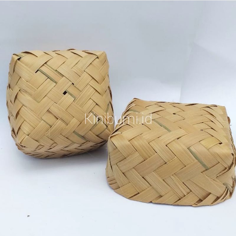 Jual Besek Bambu Souvernir Hampers Besek Anyaman Bambu 18x18 cm ...