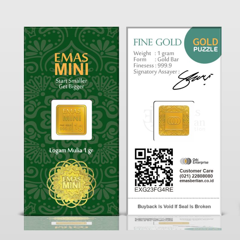 Jual Emas Mini Logam Mulia 1 gram | Shopee Indonesia