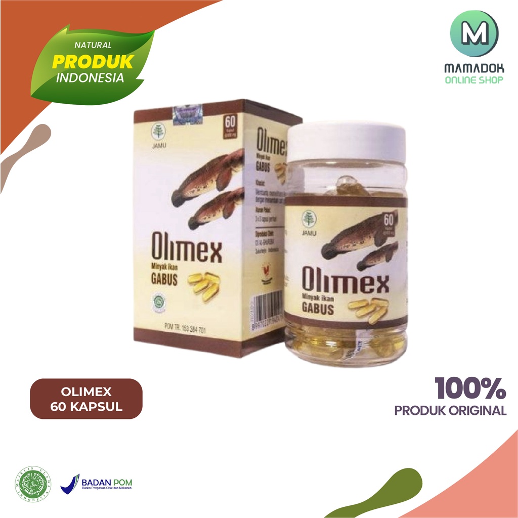 Jual Olimex Albumex Kapsul Minyak Ikan Gabus Untuk Mempercepat ...