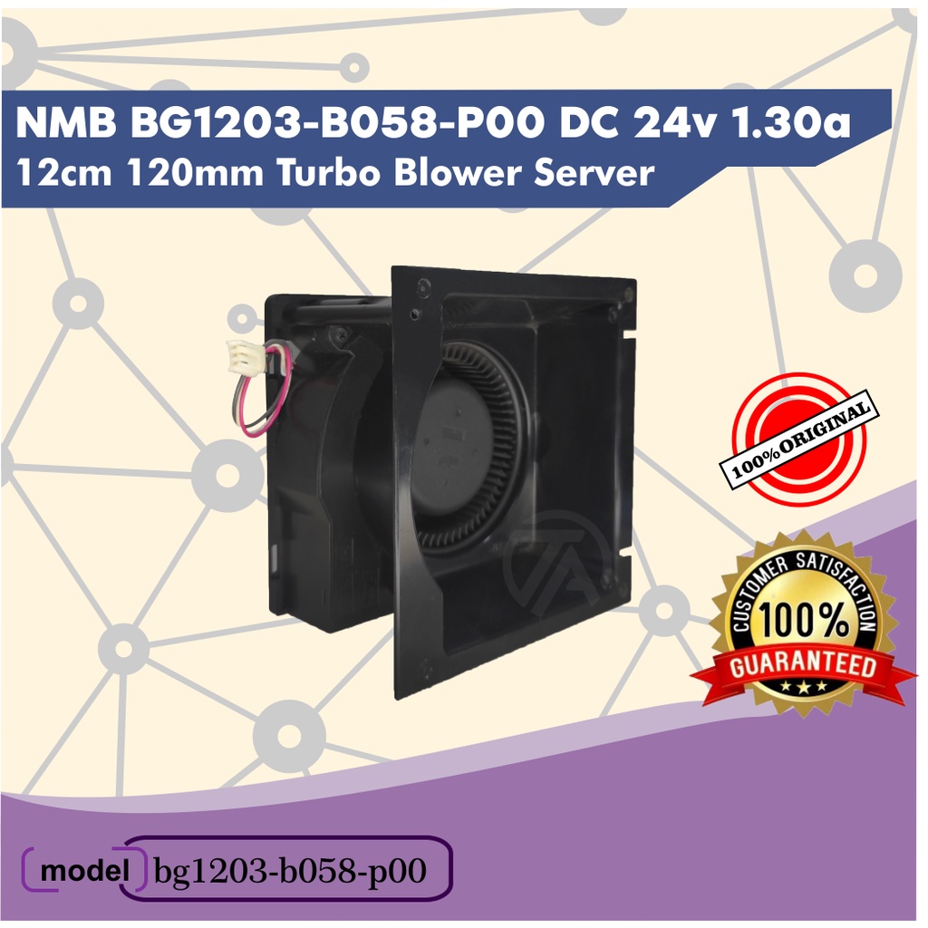Jual FAN NMB BG1203-B058-P00 DC 24V 1.30A 12CM 120MM TURBO BLOWER SERVER | Shopee Indonesia