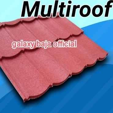 Jual GENTENG MULTIROOF 2X5 0,40MM MAROON/GENTENG METAL PASIR | Shopee ...