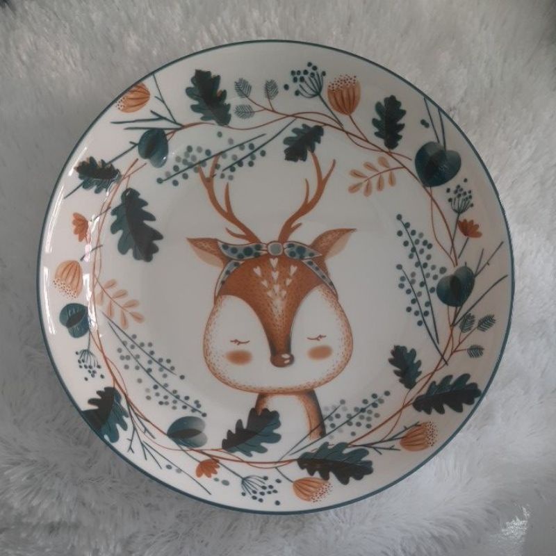 Jual Piring Keramik Motif Karakter Keramik Hampers d 20cm | Shopee ...