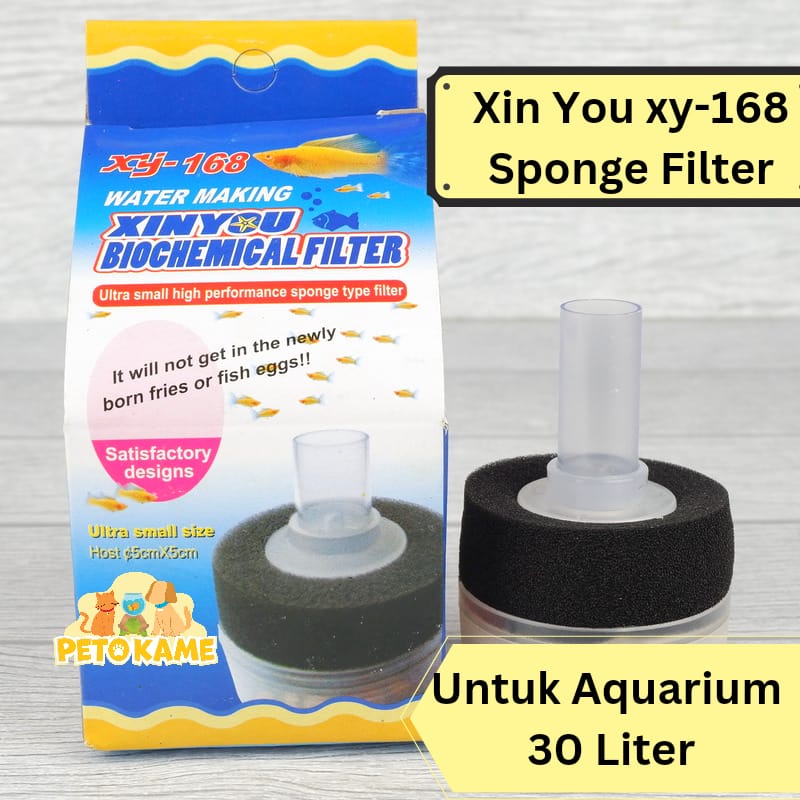 Jual Sponge Filter Xinyou XY 168 | Mini Biofoam Untuk Aquarium 30 Liter | Shopee Indonesia