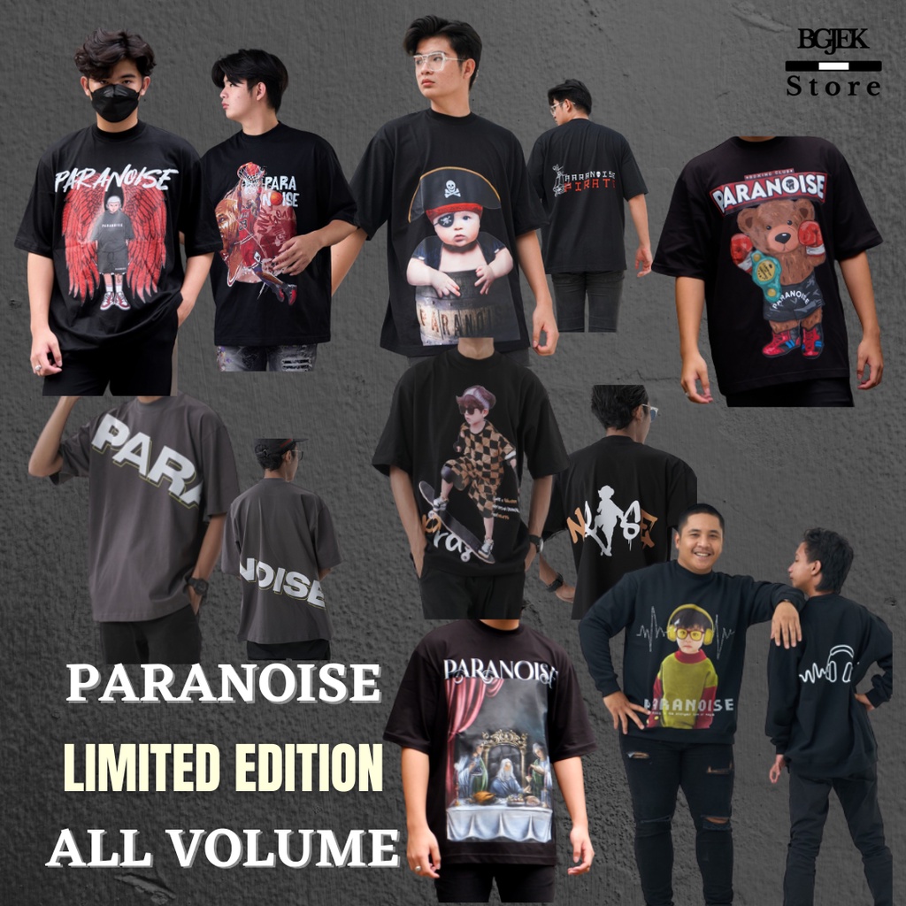 Jual Paranoise Original Tshirt All Volume (MURAH) CUCI GUDANG | Shopee ...