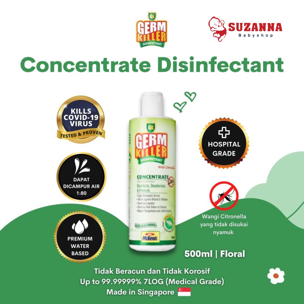 Jual Germ Killer Concentrate Desinfektan 500 mL | Shopee Indonesia