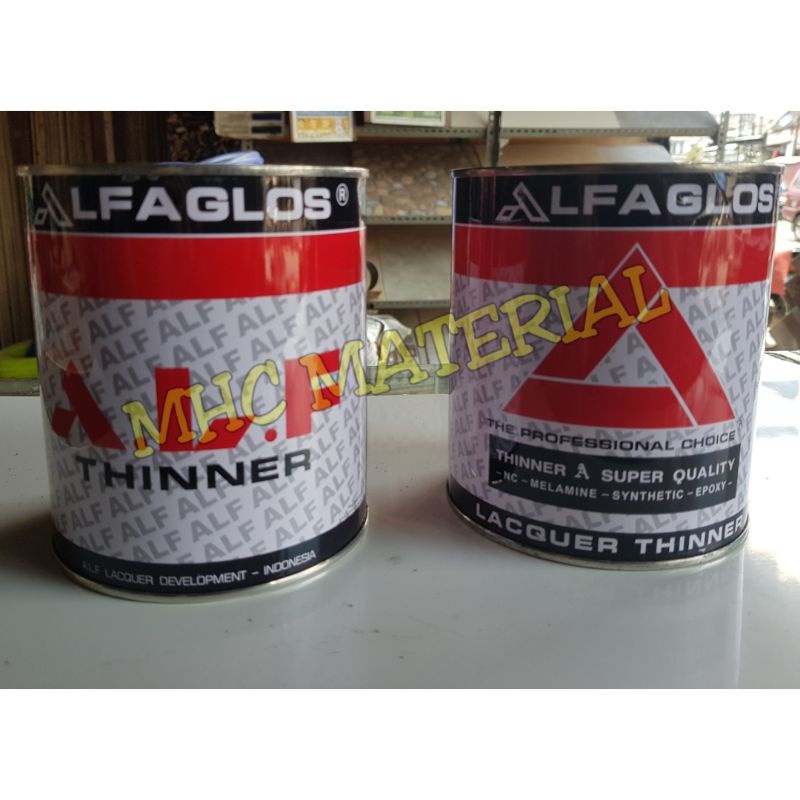 Jual THINNER A ALFA 1 LITER / THINNER A SPECIAL ALFA 1 LITER / TINER ALFAGLOS 1 LITER | Shopee ...