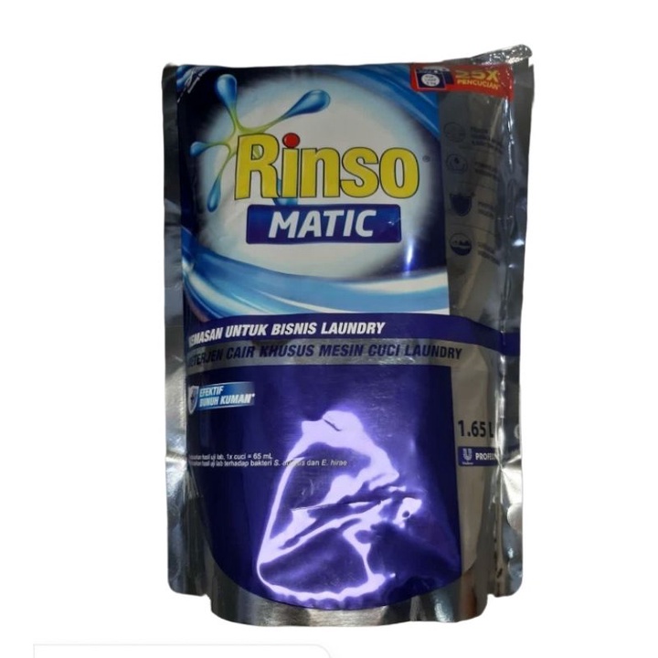 Jual RINSO MATIC CAIR 1,65 L / RINSO MATIC DETERGENT LIQUID 1.65 L ...