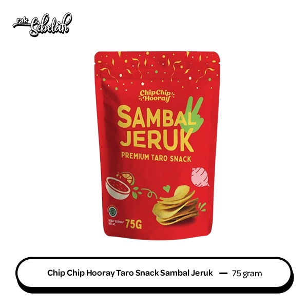 Jual Chip Chip Hooray Taro Chips Sambal Jeruk 75gr - Keripik Talas ...
