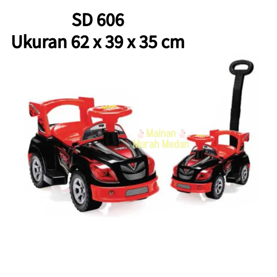 Jual Mainan Murah Medan - Mainan Mobil Dorong Anak Ride On Sedan SD 606 ...