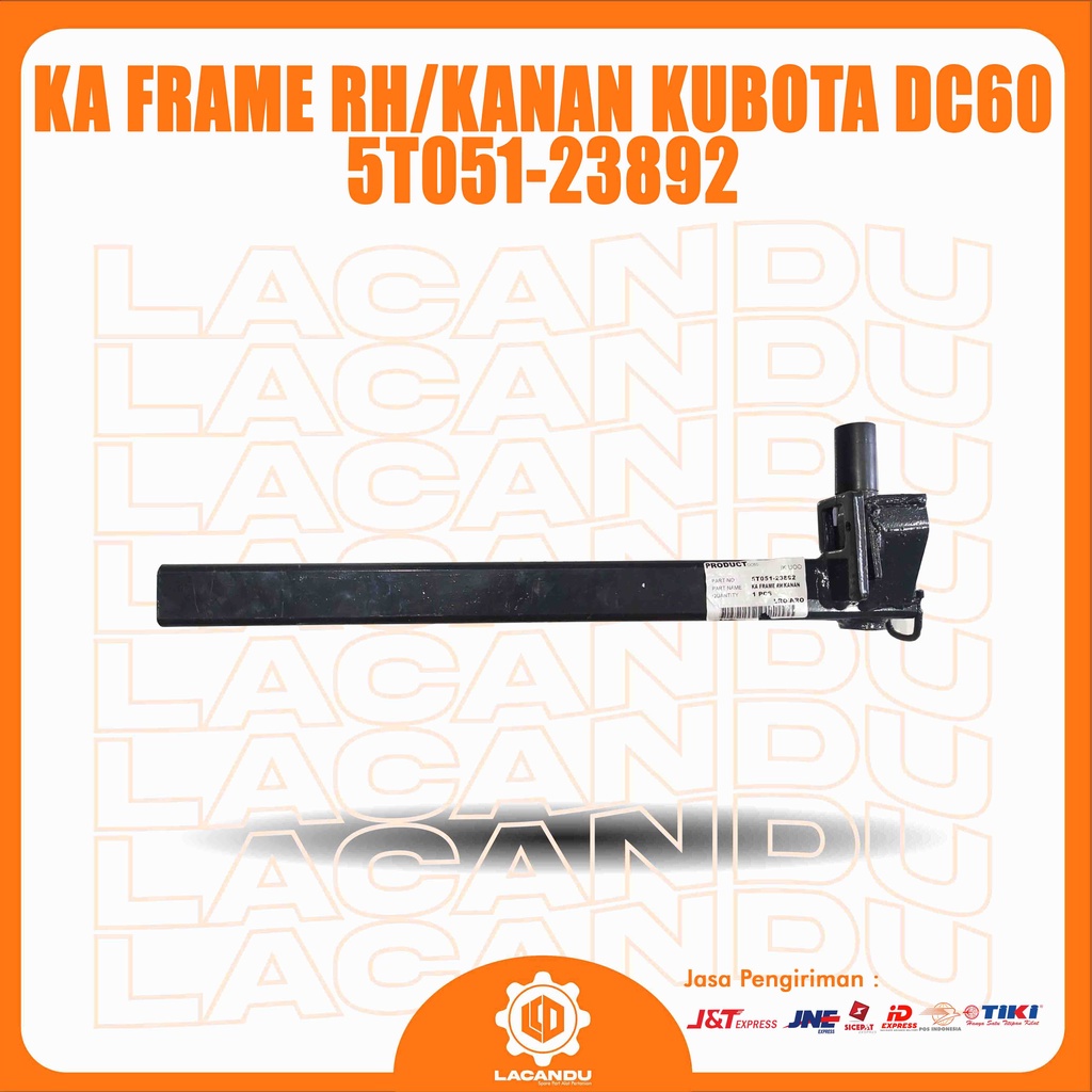 Jual KA FRAME RH-KANAN KUBOTA DC60 5T051-23892 for COMBINE HARVESTER ...