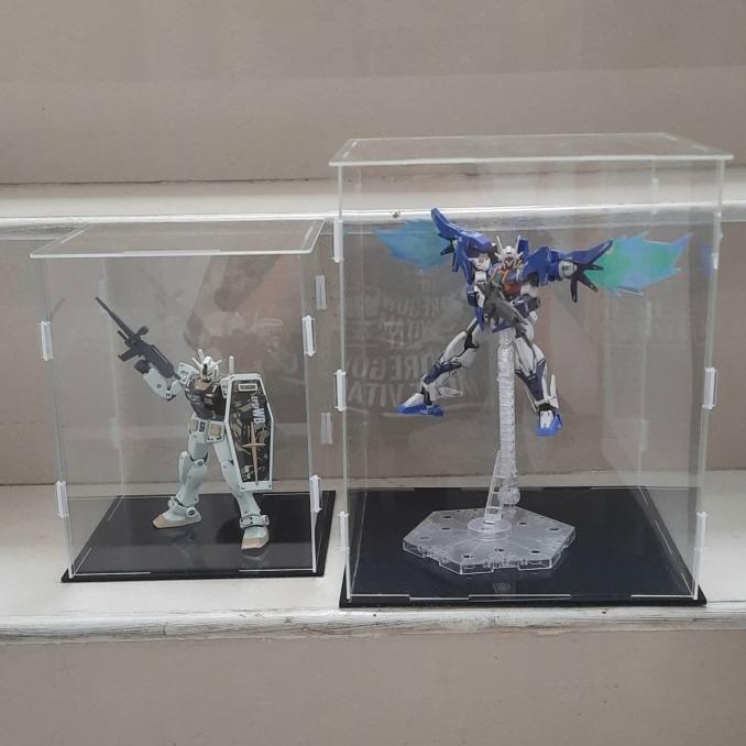 Jual NEW STOCK GUNDAM ACRYLIC DISPLAY BOX PAJANGAN KOTAK HG RG MG 1/144 ...