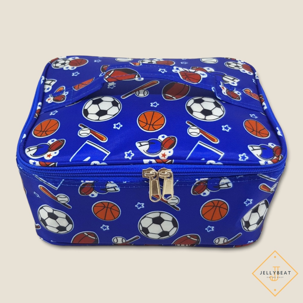 Jual Tas Lunch Box Jaring Premium Lapis Aluminium Foil - BOLA BIRU ...