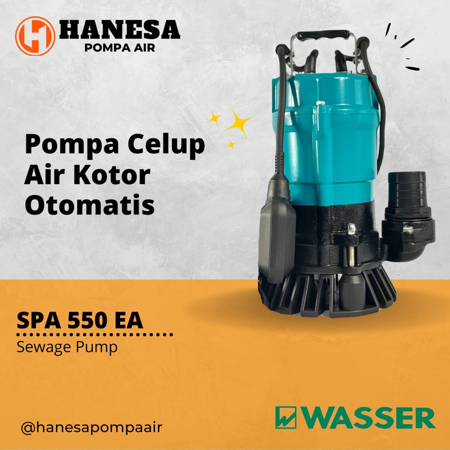 Jual Wasser SPA 550 EA Pompa Celup Air Kotor Otomatis | Shopee Indonesia