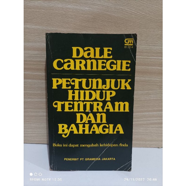 Jual Buku Original Petunjuk Hidup Tentram Dan Bahagia By Dale Carnegie ...