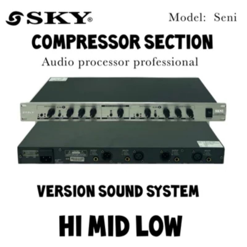 Jual Compressor section processor audio Sky audio model seni original ...