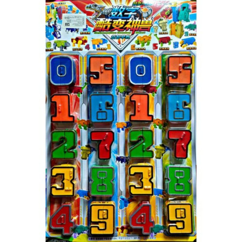 Jual 10 PCS ROBOT ANGKA 0123456789 | Shopee Indonesia