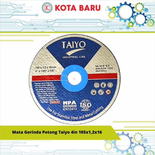 Jual Mata Gerinda Potong Taiyo 4in 105x1,2x16 | Shopee Indonesia