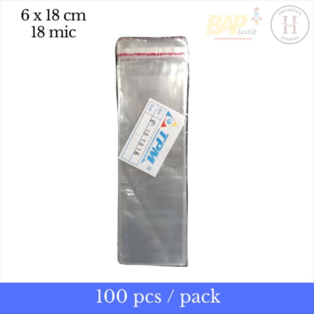 Jual Plastik OPP TPM 6x18 Plastik PP Tipis Lem | Shopee Indonesia
