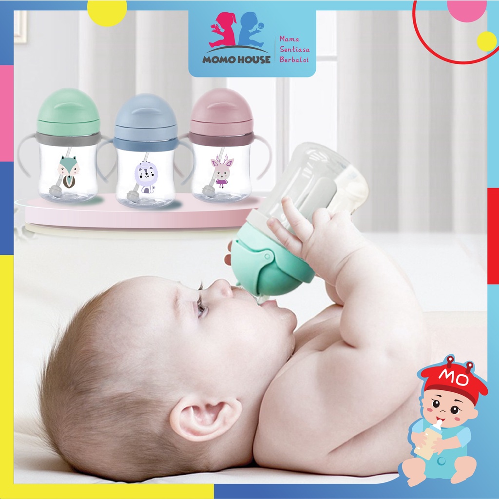Jual MOMO HOUSE Botol Minum Anak Botol Minum Bayi Tempat Minum Bayi Botol Bayi BPA FREE Anti ...