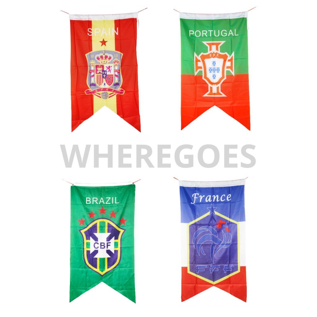 Jual Dekorasi bendera negara piala dunia / Bendera Negara Piala Dunia ...