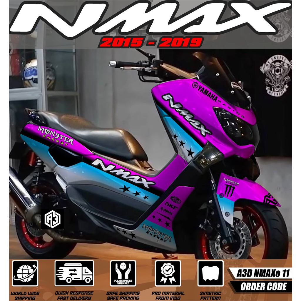 Jual Decal Sticker Nmax Lama 2015-2019 Fullbody Decal Sticker Yamaha ...
