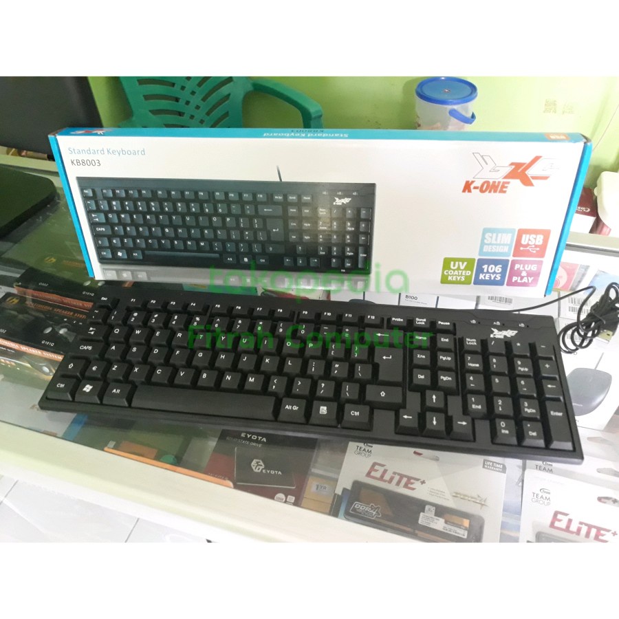 Jual Keyboard K-ONE KB8003 eksternal USB | Shopee Indonesia
