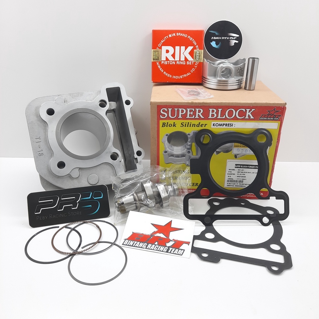 Jual Paket Bore Up Blok BRT Mio J Mio GT Soul GT 115 Fino Fi 115 Xride 115 | Shopee Indonesia