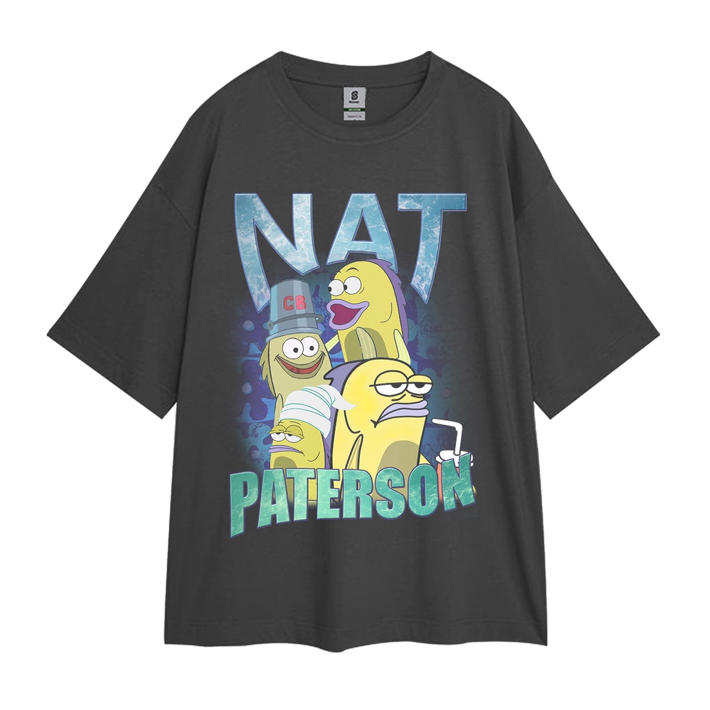 Jual Kaos Nat Peterson \spongeBob SquarePants Vintage Oversize tee ...