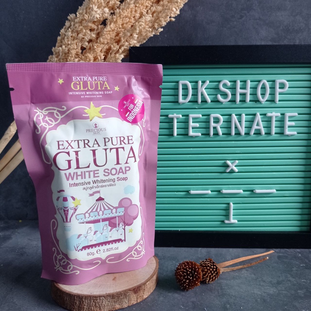 Jual PRECIOUS SKIN Extra Pure Gluta White Soap 80g | Shopee Indonesia