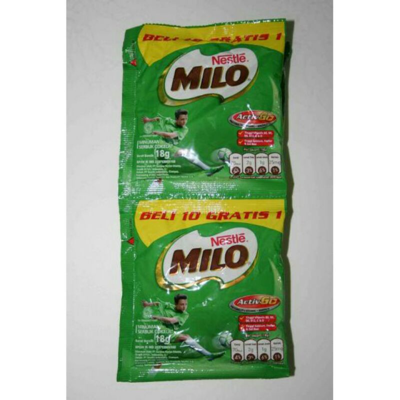 Jual MILO ACTIV-GO BUBUK SASET 1 RENCENG ISI 10 Sachet @22G | Shopee ...