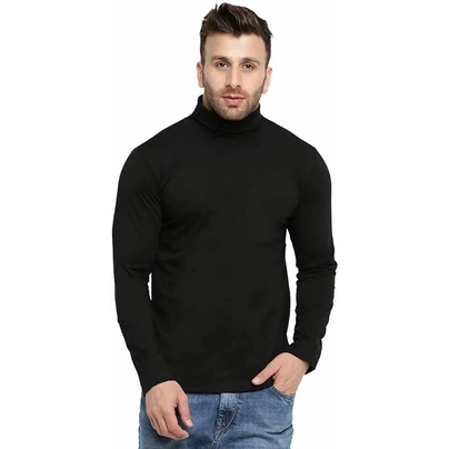 Jual [WAREHOUSE LYRIC] KAOS TURTLE NECK PRIA LENGAN PANJANG BASIC ...