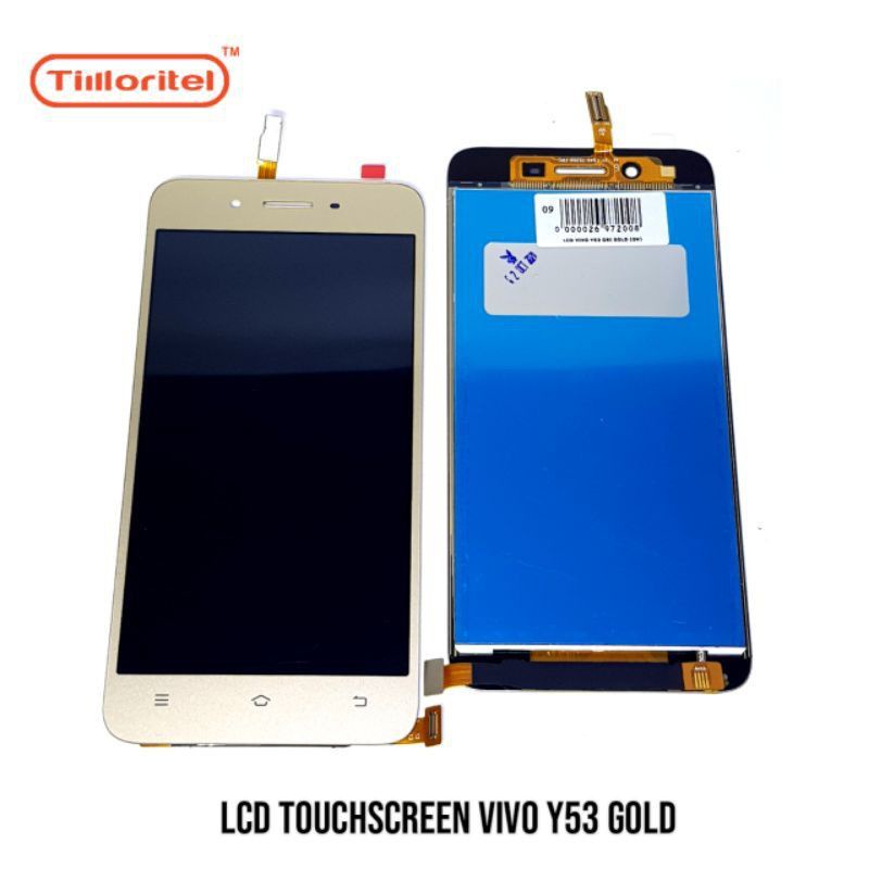 Jual LCD TS FULLSET VIVO Y53 BLACK WHITE GOLD | Shopee Indonesia