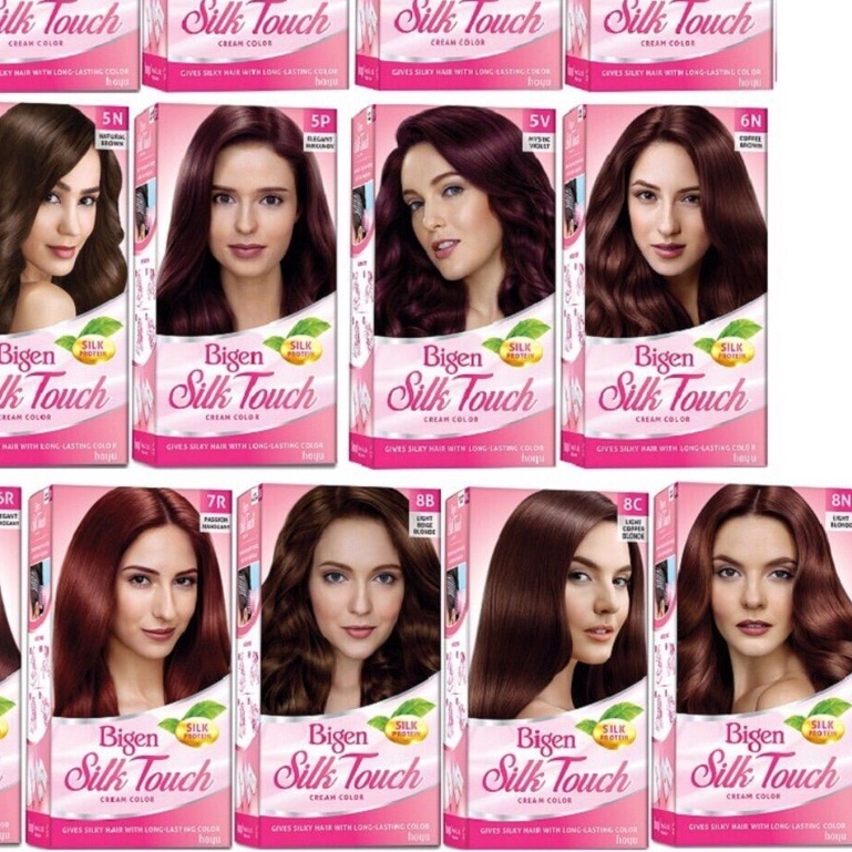 Jual Bigen Silk Touch Cat Rambut Uban kemasan pink | Shopee Indonesia