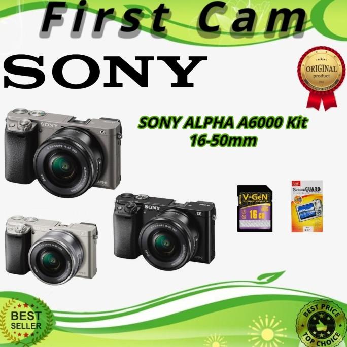 Jual SONY ALPHA A6000 Kit 16-50mm | Shopee Indonesia