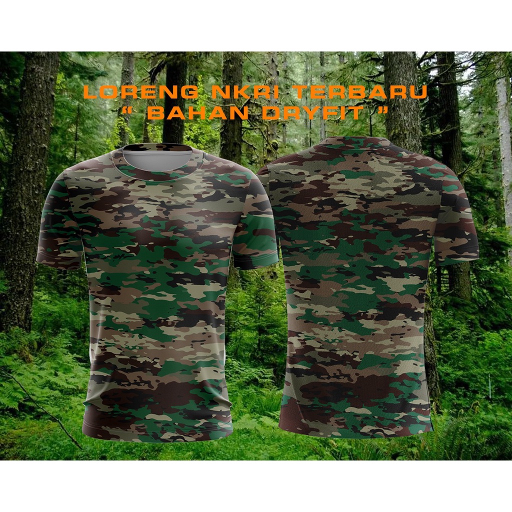 Jual DISKON BESAR-BESARAN KAOS JERSEY TNI AD LORENG TERBARU 2022 BAJU KASAD DALAMAN PDH PDL ...