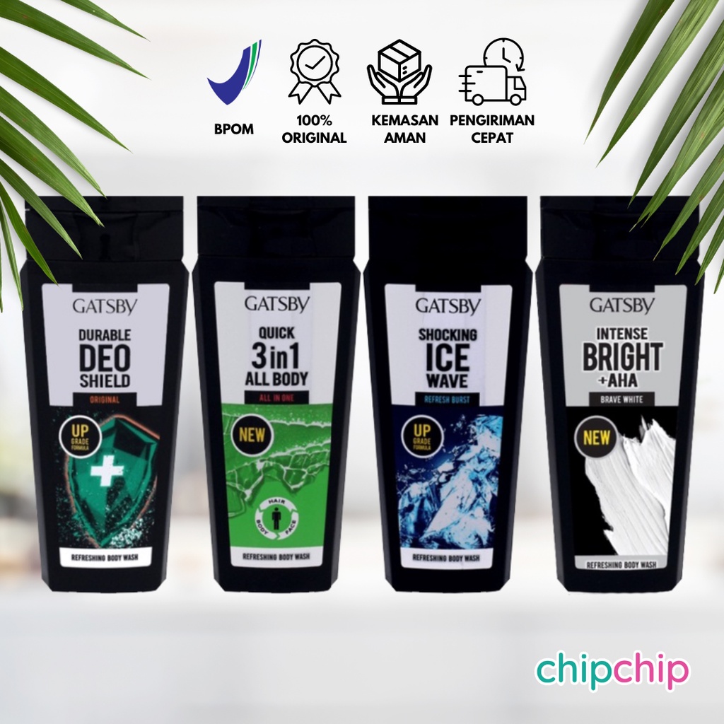 Jual Chipchip Gatsby Refreshing Body Wash Reguler Sabun Mandi Untuk ...