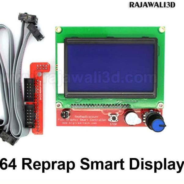 Jual Smart Controller Full Graphics LCD 12864 RAMPS 1.4 RepRap 3D ...