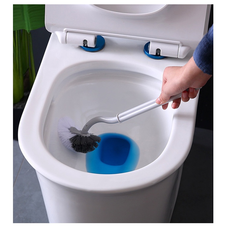 Jual Sikat Wc Brush Toilet Bulat Lengkung Alat Pembersih Kamar Mandi Lantai Ubin Bathroom Brush ...