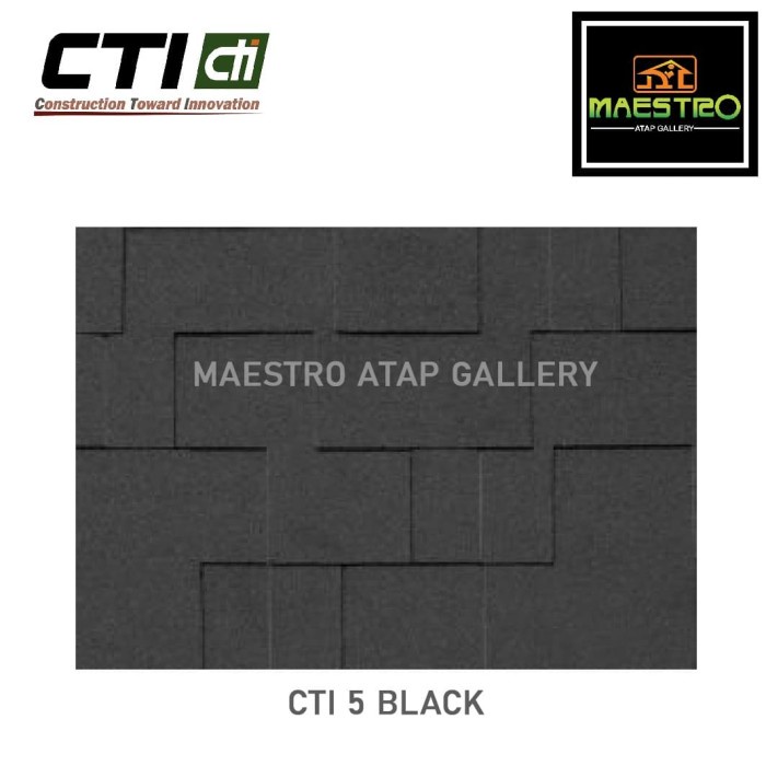 Jual Atap Bitumen CTI CT5 Black | Shopee Indonesia