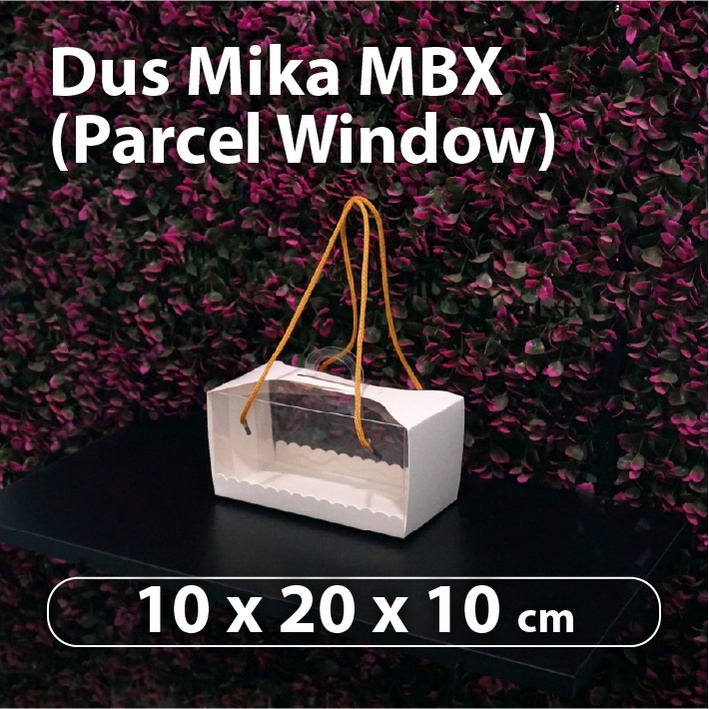 Jual Box Mika MBX 10 x 20 x 10 cm - Dus Parcel Window - Kue Tart ...