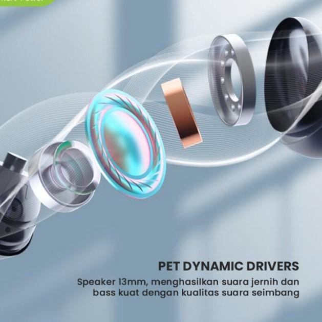 Jual ROBOT T30 Headset Bluetooth 5.3 Earphone Airbuds True Wireless ...