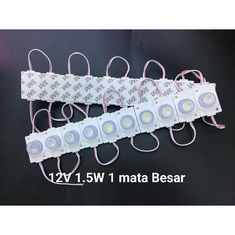 Jual 10 pcs Lampu Modul LED 1 Mata 12V 1.5W/Lampu LED 1 Mata 12 Volt 1.5 Watt /Harga 10 pcs ...